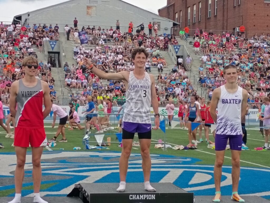 2026 Iowa High School State Track & Field – STATE CHAMPION Lake Mills ...
